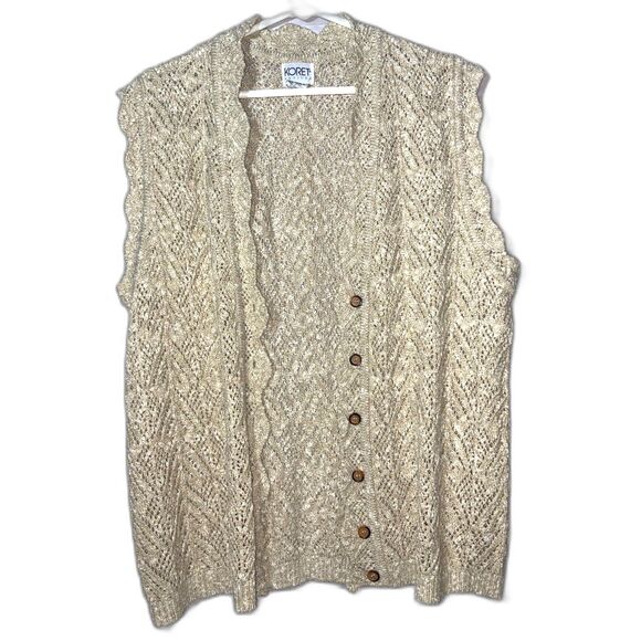 Korets Petites | Sweaters | Koret Petites Button Sweater Vest Women ...